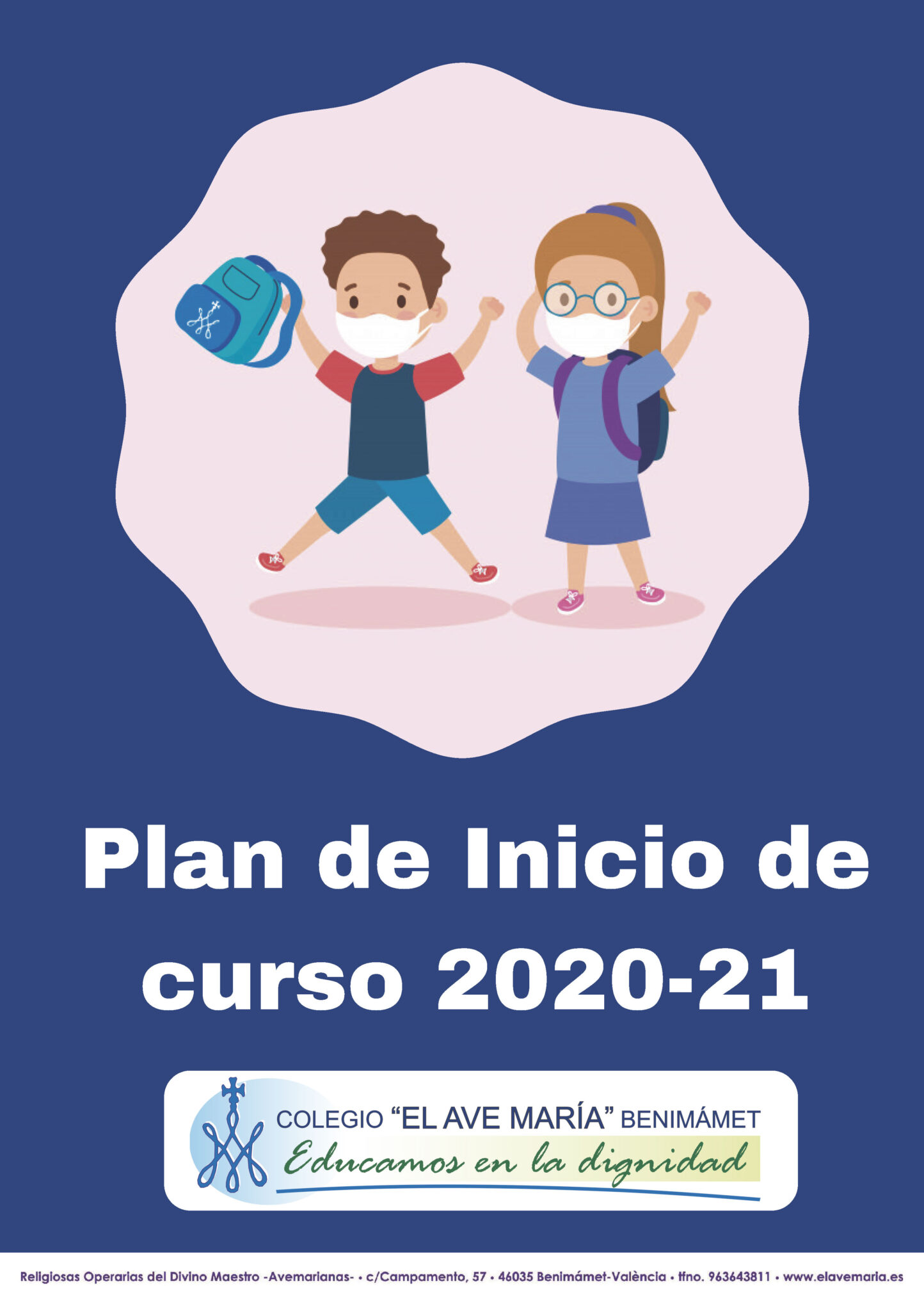 Plan de Inicio de curso 2020-21 | Colegio El Ave María - Benimámet ...